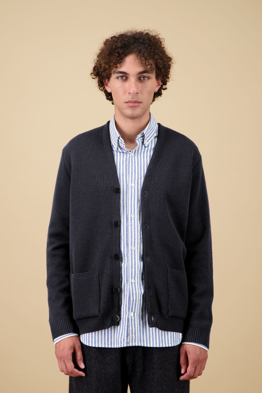 Cardigan en laine mérinos - Mode homme - Youri - Nitto Knitwear
